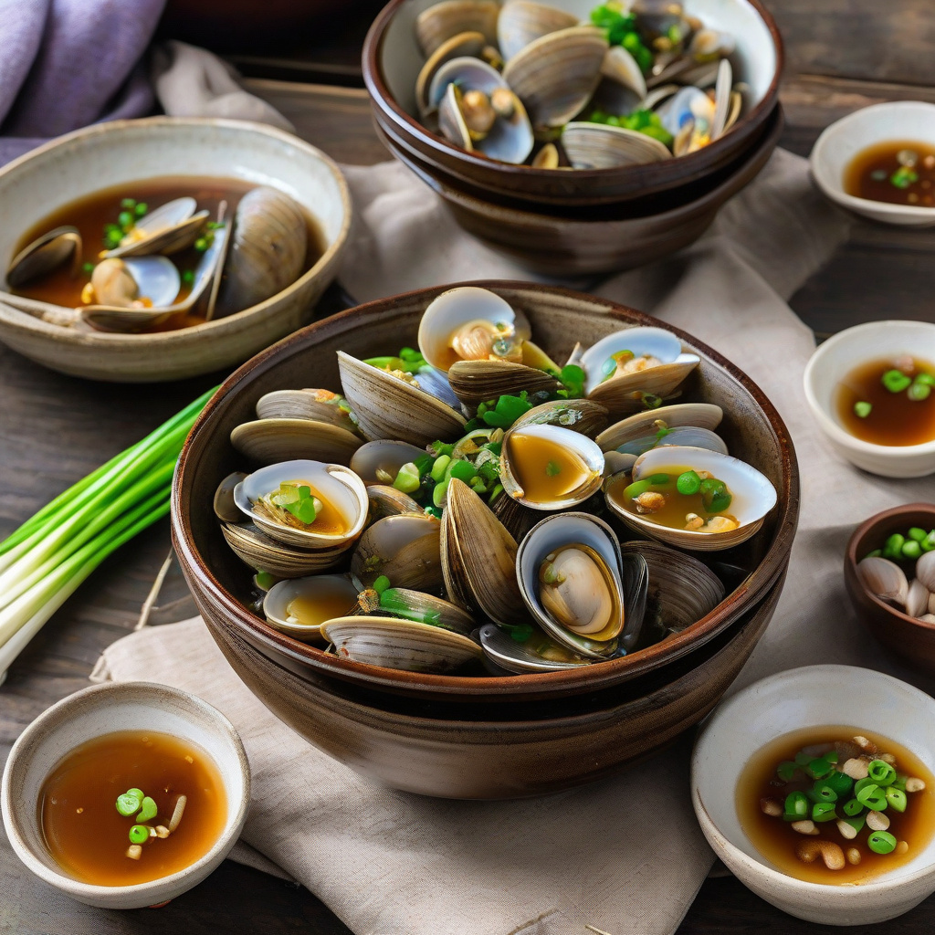 Asian Clam Recipe: Savory Soup with Fresh Herbs and Spices - Drool Recipes