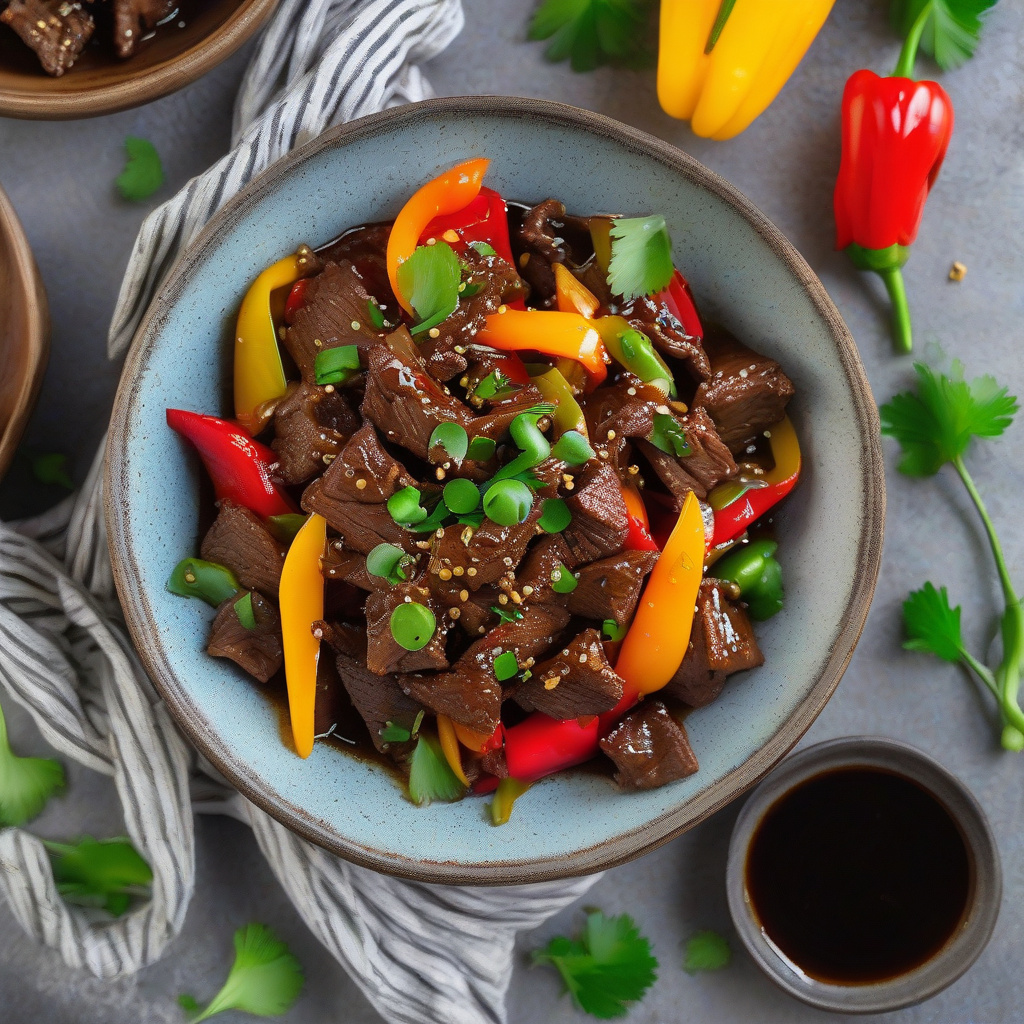 Bell Pepper Beef Recipe: Quick and Flavorful One-Pan Dinner - Drool Recipes