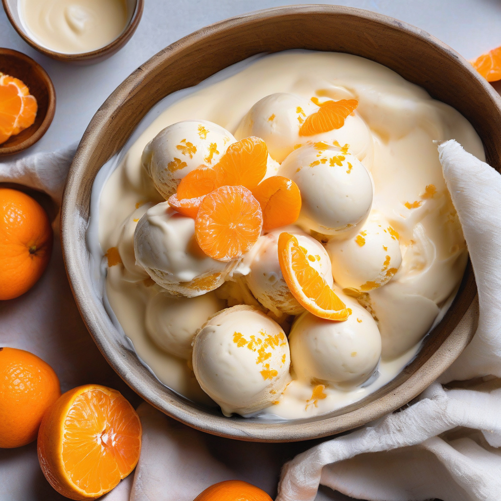 Clementine Ice Cream Recipe: Creamy Citrus Bliss in Every Scoop - Drool ...