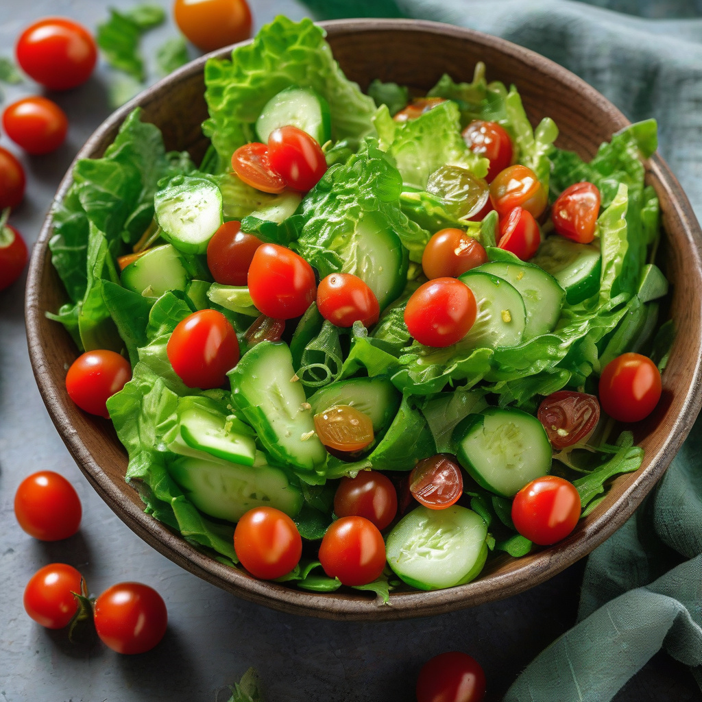 Everyday Salad Recipe: Fresh Ingredients for Daily Enjoyment - Drool ...