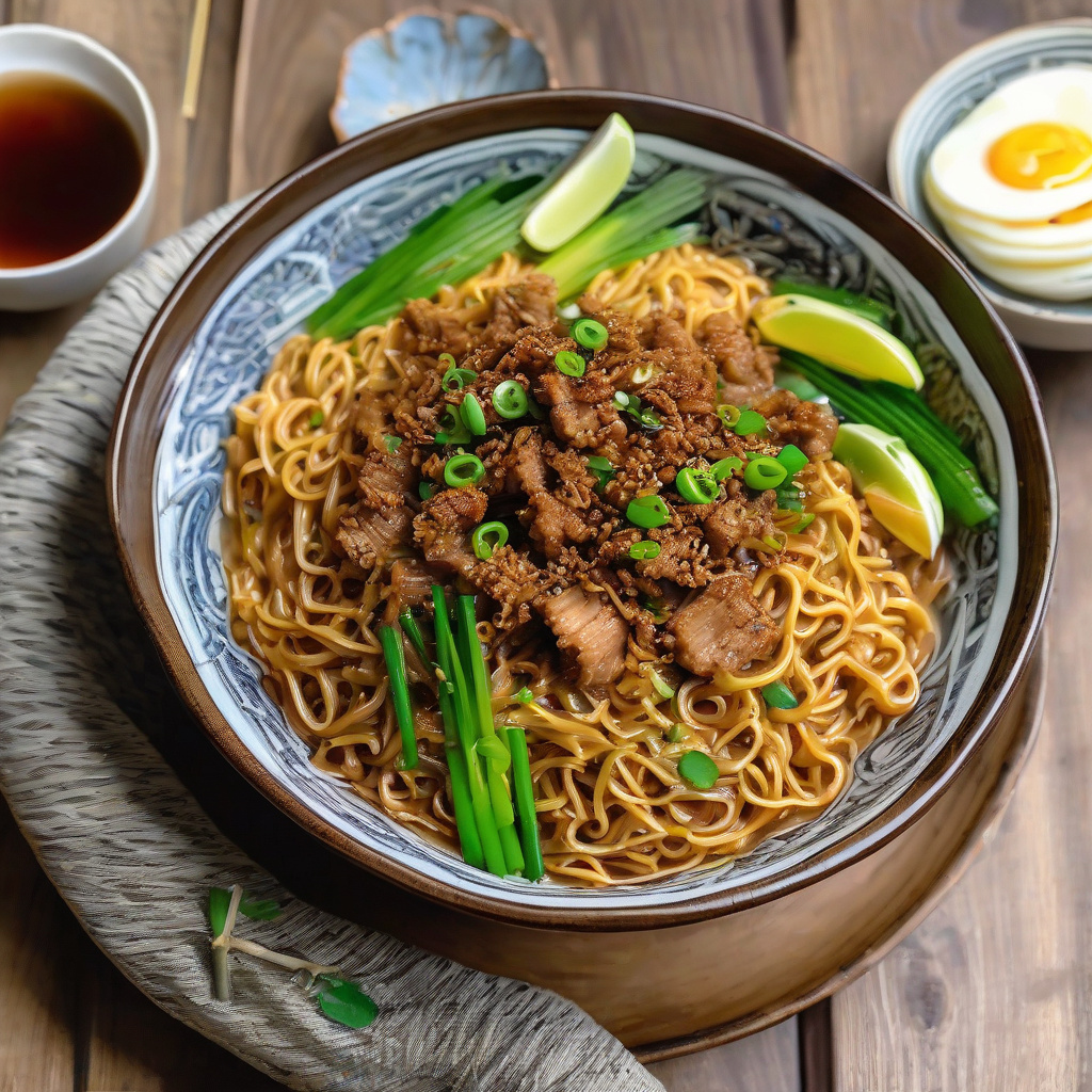 Kolo Mee Recipe: Savory Noodles With Flavorful Toppings - Drool Recipes