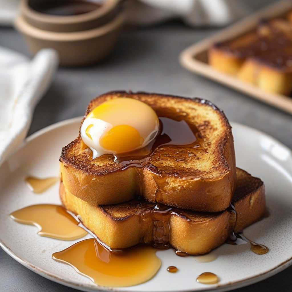 1 Serving French Toast Recipe: Quick and Easy Breakfast Delight - Drool ...