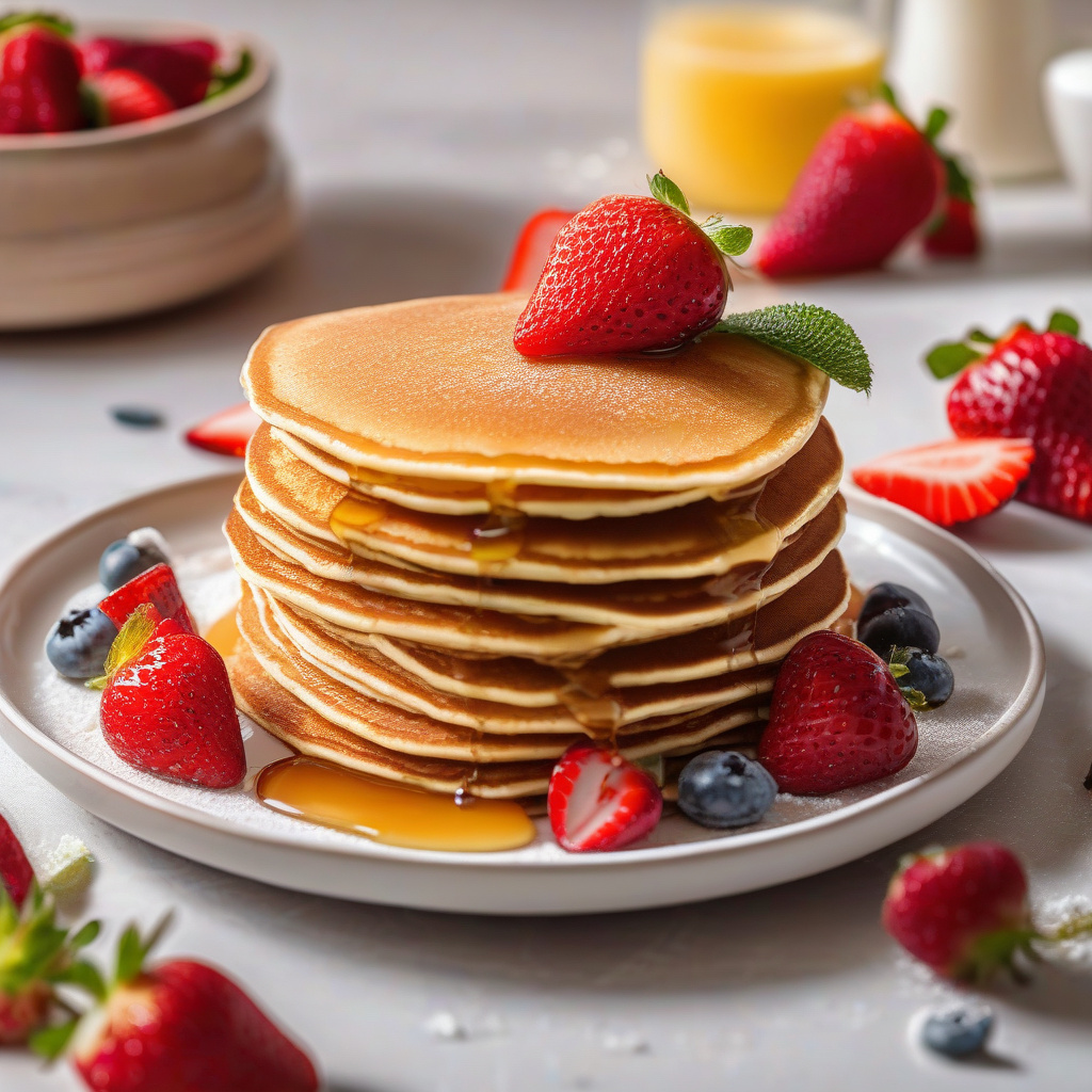 Bread Flour Pancakes Recipe: Fluffy Breakfast Delight in 20 Minutes ...