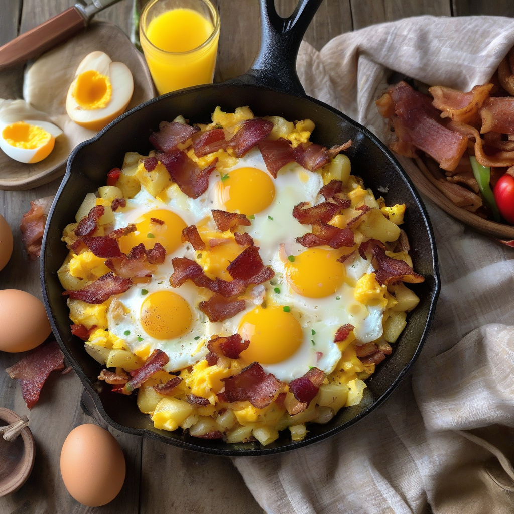 Breakfast Mess Recipe: One-Pan Comfort for Busy Mornings - Drool Recipes