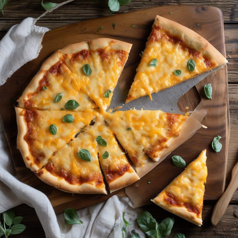 Cheddar Cheese Pizza Recipe: Homemade Perfection in 30 Minutes - Drool ...