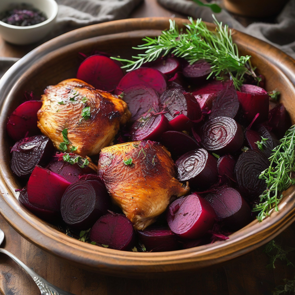 Chicken and Beets Recipe: Vibrant One-Pan Meal for Any Occasion - Drool ...