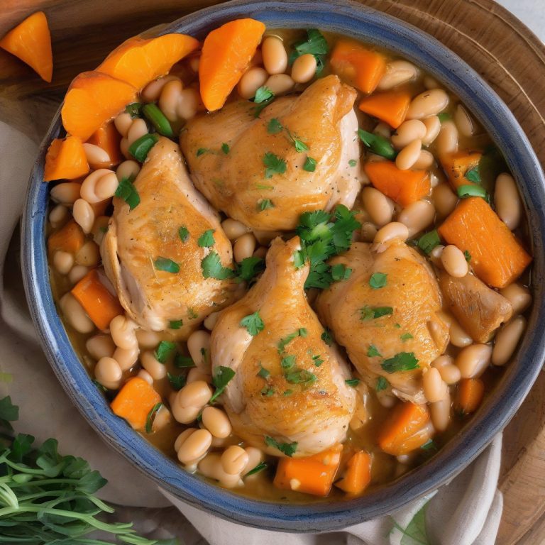 Chicken and White Beans Recipe: Hearty Comfort in One Pot - Drool Recipes