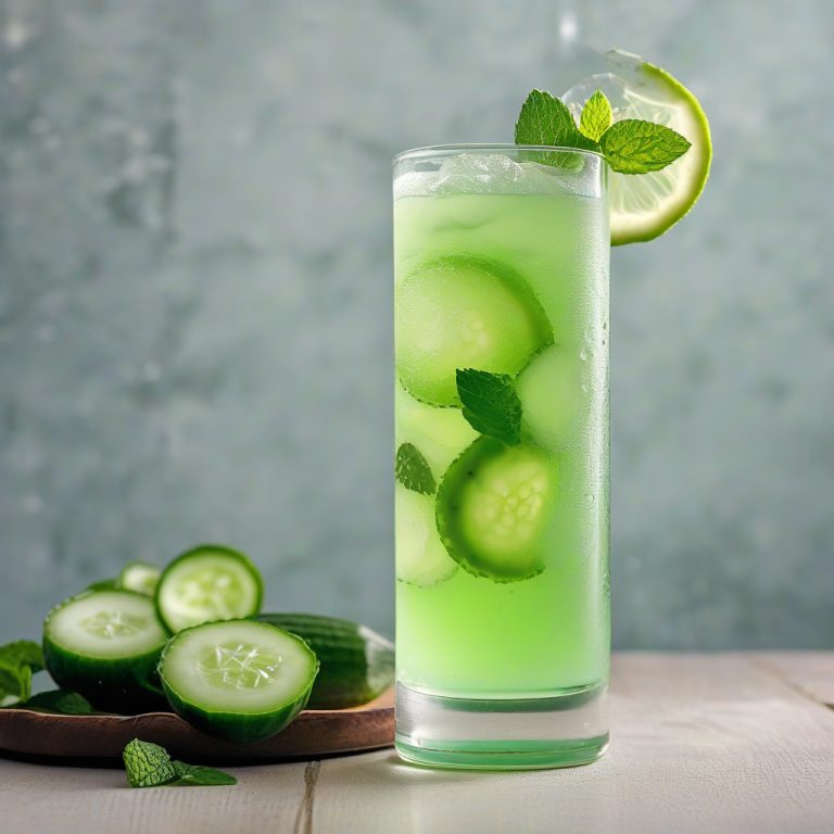Cucumber Soda Recipe: Refreshing Summer Drink in 10 Minutes - Drool Recipes