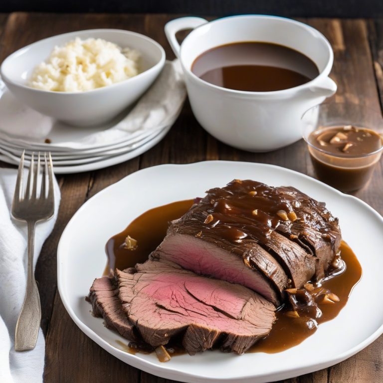 Deli Roast Beef and Gravy Recipe: Savory Comfort Food in 1 Hour - Drool ...