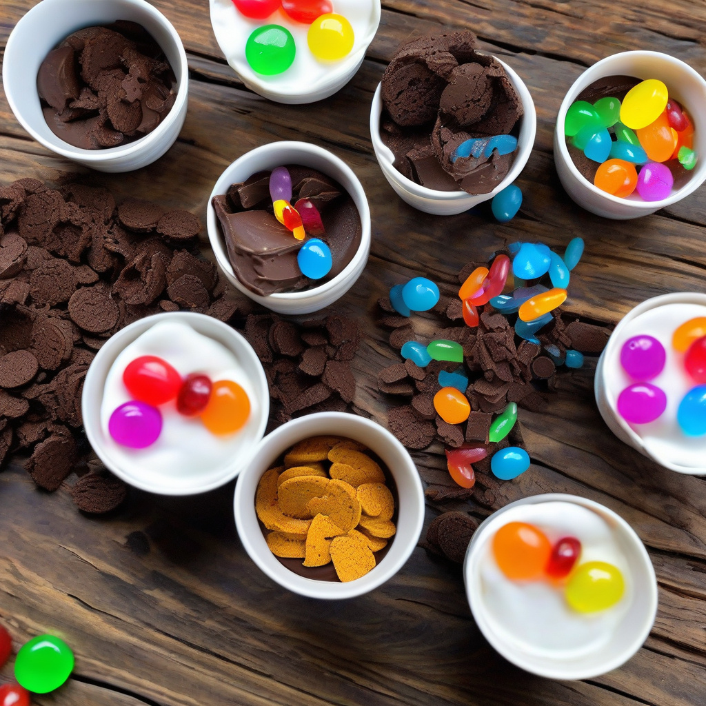 Dirt Cups Visual Recipe: Fun and Creative Treat for Kids - Drool Recipes