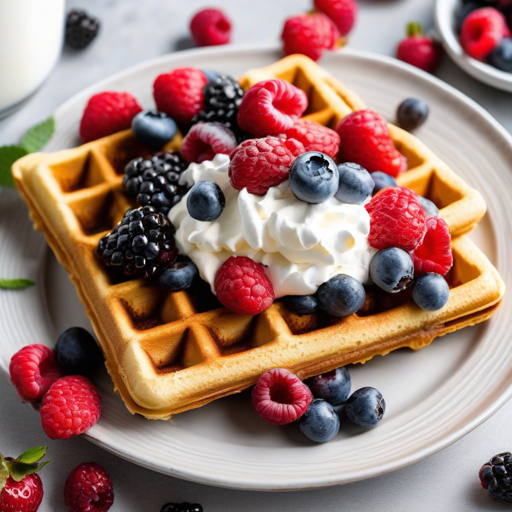 Easy Waffle Recipe No Baking Powder: Fluffy and Quick Breakfast Delight ...