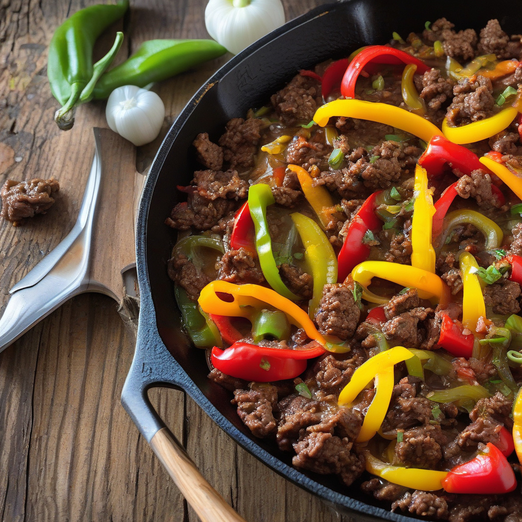 Ground Beef Peppers Recipe: One-Pan Comfort Food in 30 Minutes - Drool ...