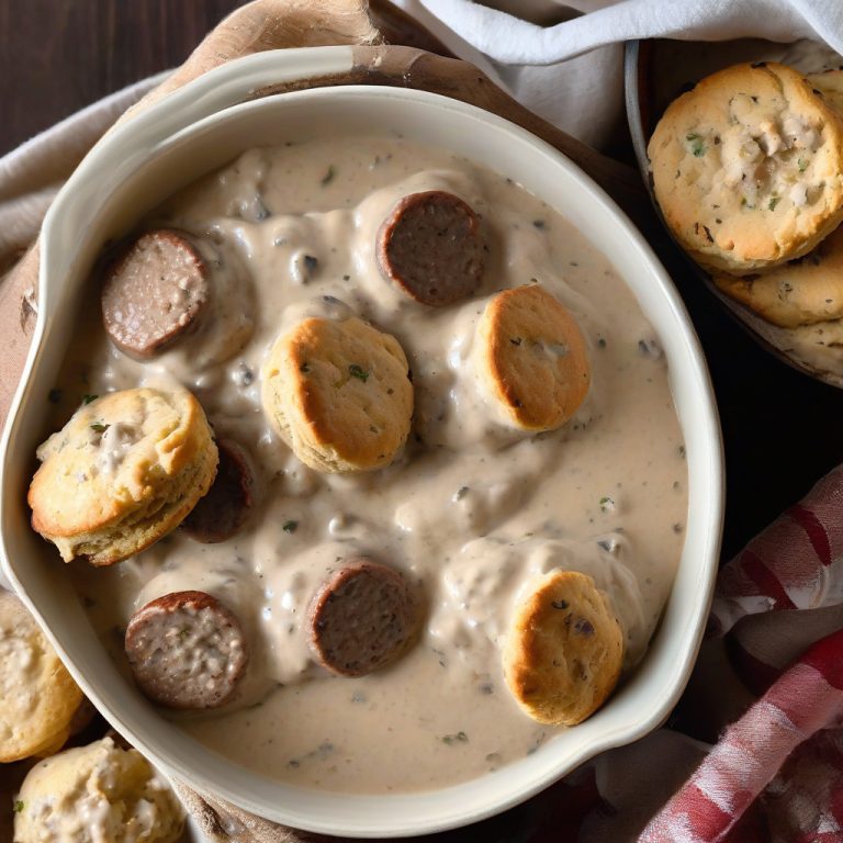 Healthy Biscuits and Gravy Recipe: Comfort Food Made Guilt-Free - Drool ...
