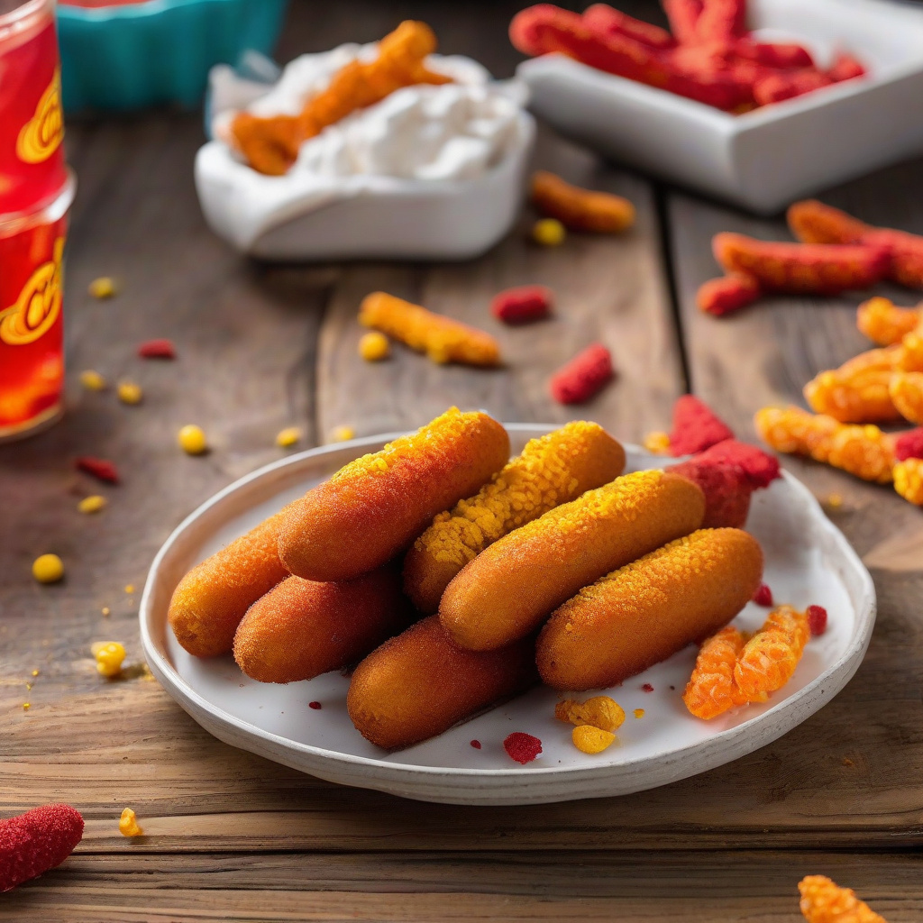 Hot Cheeto Corn Dog Recipe: Crunchy Snack with a Spicy Twist - Drool ...