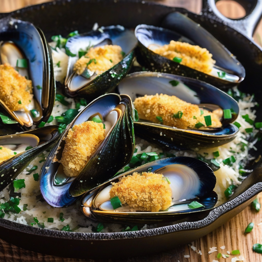 Japanese Baked Mussels Recipe: Savory Seafood Delight in 20 Minutes ...