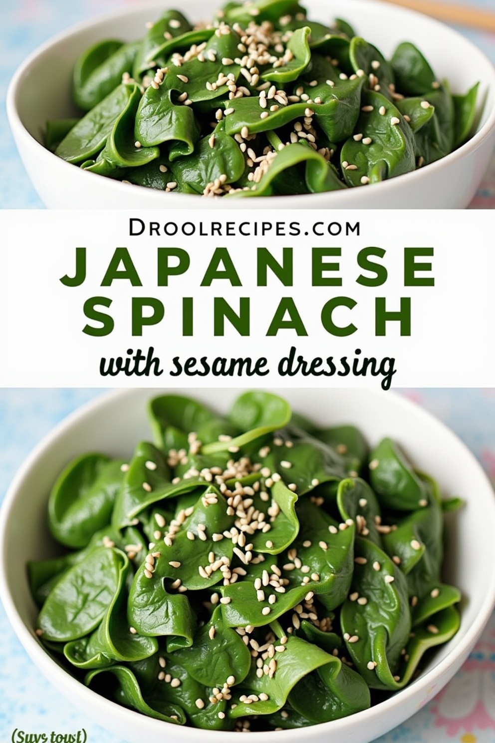Japanese Spinach with Goma Dressing: A Flavorful Twist You Can’t Resist ...