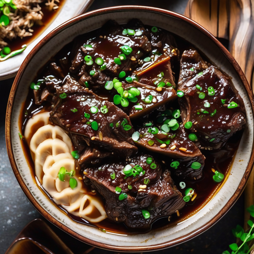 Korean Beef Shank Recipe: Tender Meat in Savory Soy Sauce Glaze - Drool ...