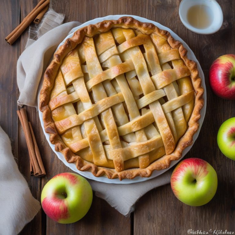 Natasha's Kitchen Apple Pie Recipe: Flaky Crust and Spiced Filling - Drool Recipes