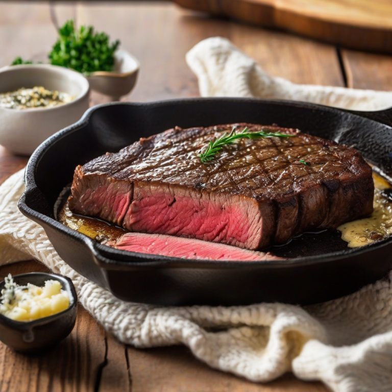 New York Strip Cast Iron Recipe: Perfectly Seared in 15 Minutes - Drool ...