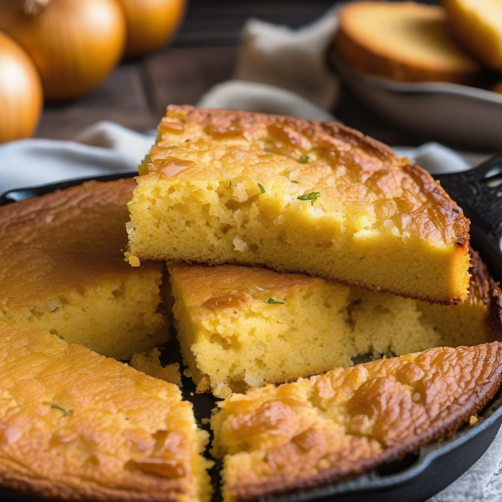 Onion Cornbread Recipe: Savory Comfort Food in Every Bite - Drool Recipes