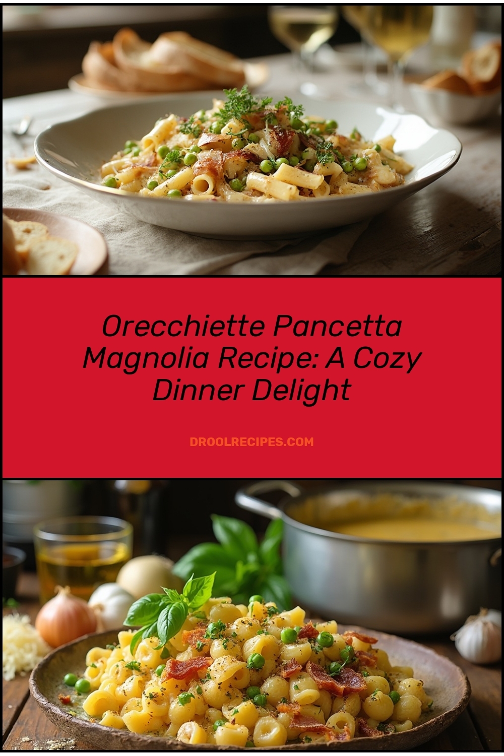 Orecchiette Pancetta Magnolia Recipe: A Cozy Dinner Delight - Drool Recipes