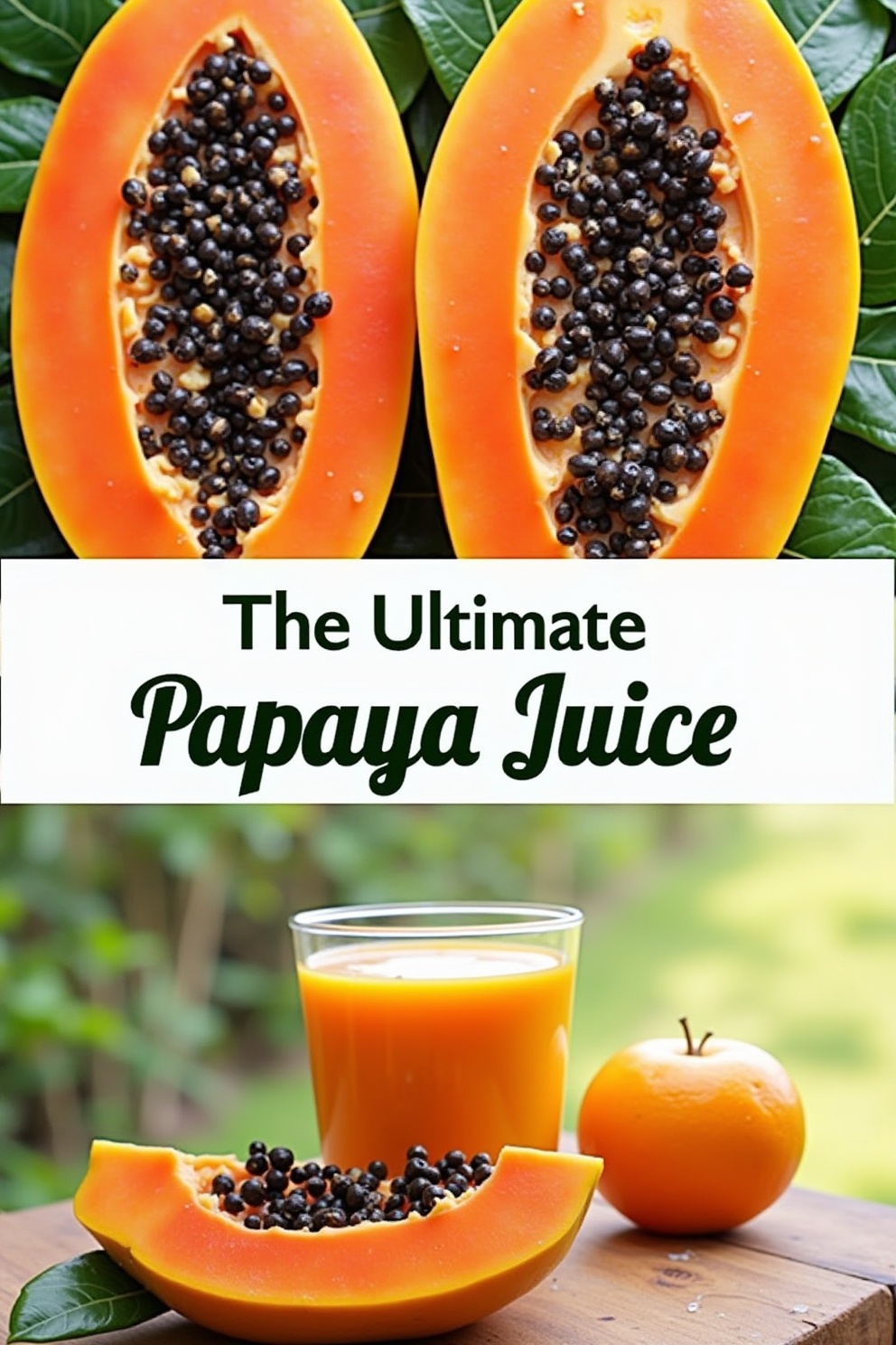 Papaya Juice Recipe: Uncover the Secret Ingredient for a Refreshing ...