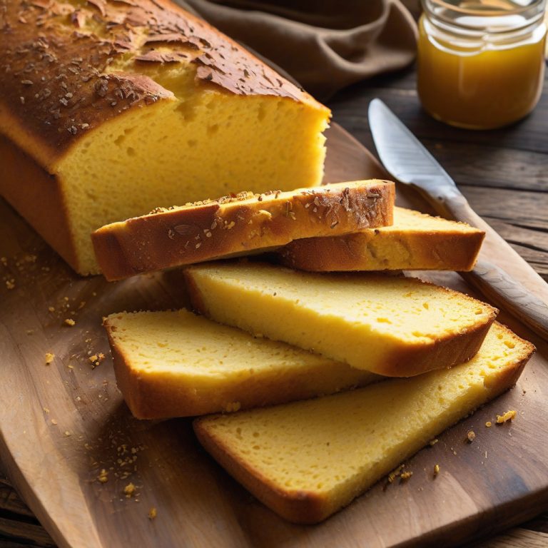 Polenta Bread Recipe: Golden Crust With Soft Center Perfection - Drool ...