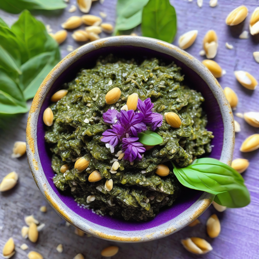 Purple Basil Pesto Recipe: Vibrant Flavor with Fresh Herbs - Drool Recipes