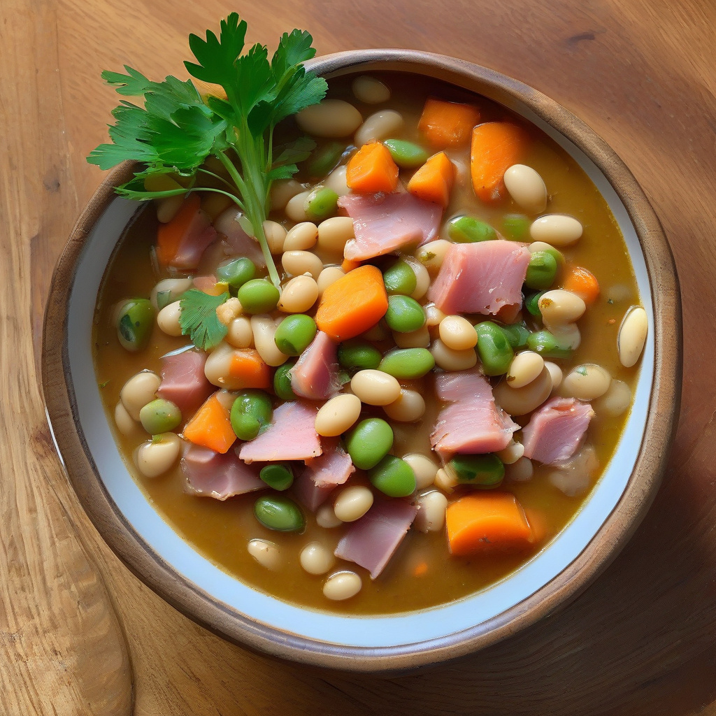 Recipe for Great Northern Beans and Ham: Comforting One-Pot Meal ...