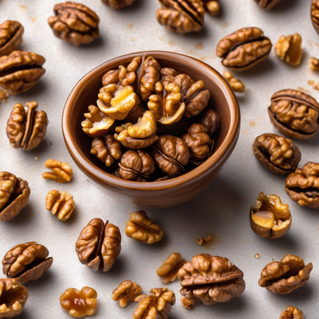 Recipe for Honey Roasted Walnuts: Sweet Crunchy Snack in 30 Minutes ...
