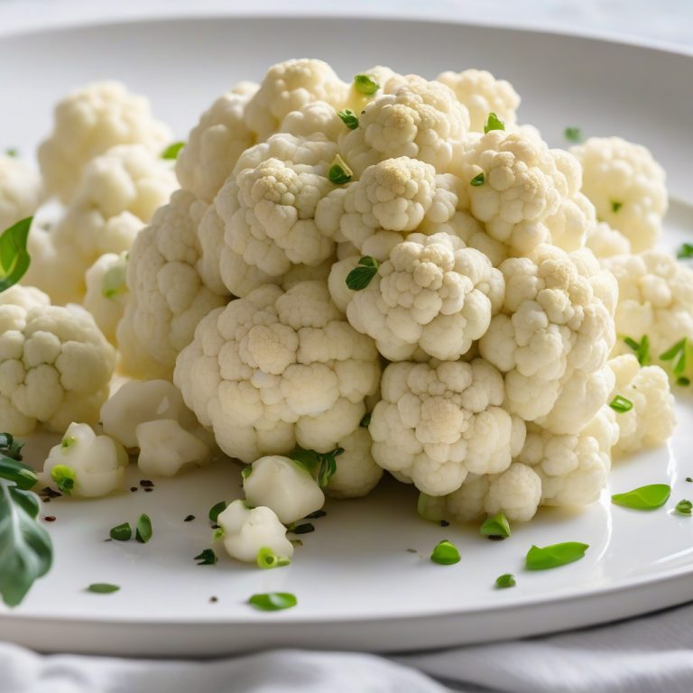 Recipe for Steamed Cauliflower: Perfectly Tender in 15 Minutes - Drool ...
