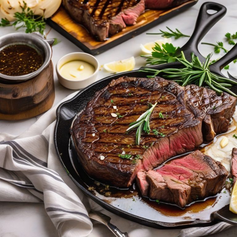 Recipe for T Bone Steak in Cast Iron Pan: Perfectly Seared and Juicy ...