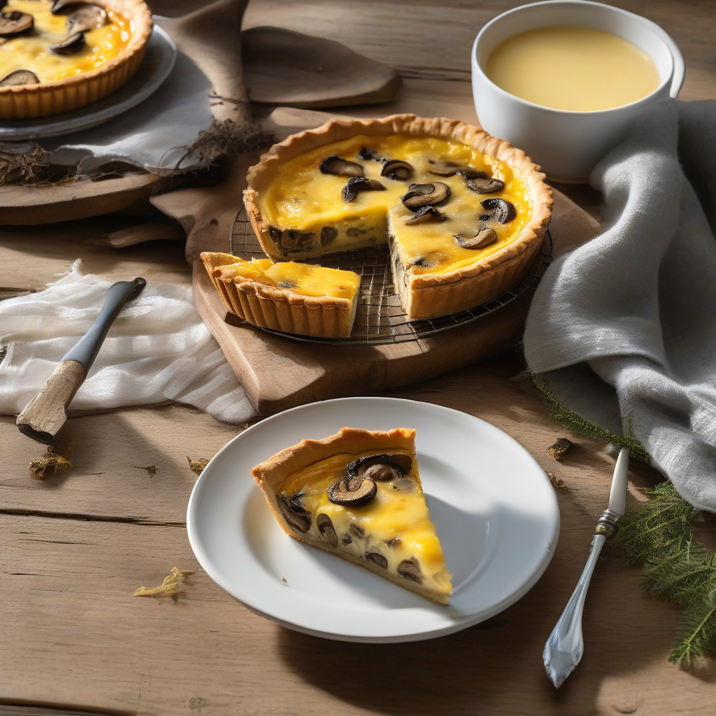 Recipe Mushroom Quiche: Perfectly Creamy and Savory Delight - Drool Recipes