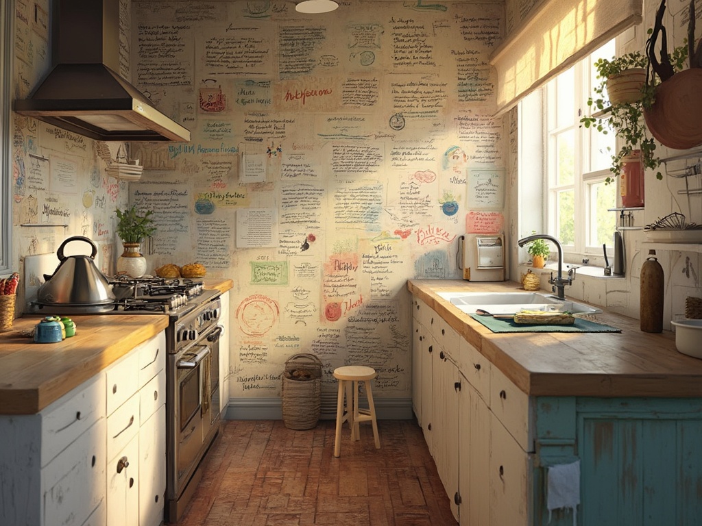Recipe Wallpaper: Spice Up Your Kitchen Decor with Culinary Art - Drool ...