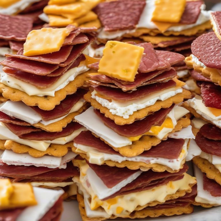 Ritz Cracker Party Sandwiches Recipe: Crowd-Pleasing Snack Idea - Drool ...