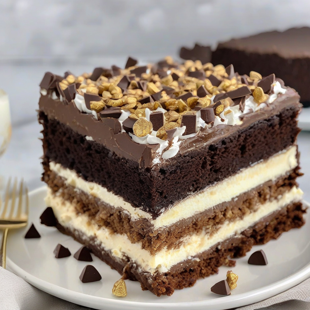 Skor Cake Recipe: Irresistible Layers of Chocolate and Toffee - Drool ...