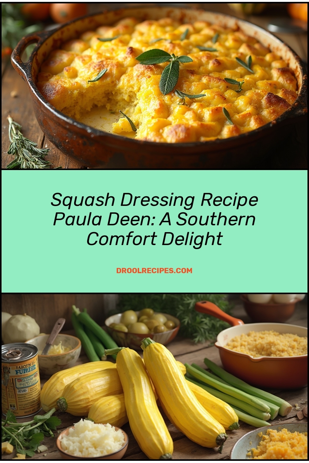 Squash Dressing Recipe Paula Deen: A Southern Comfort Delight - Drool ...