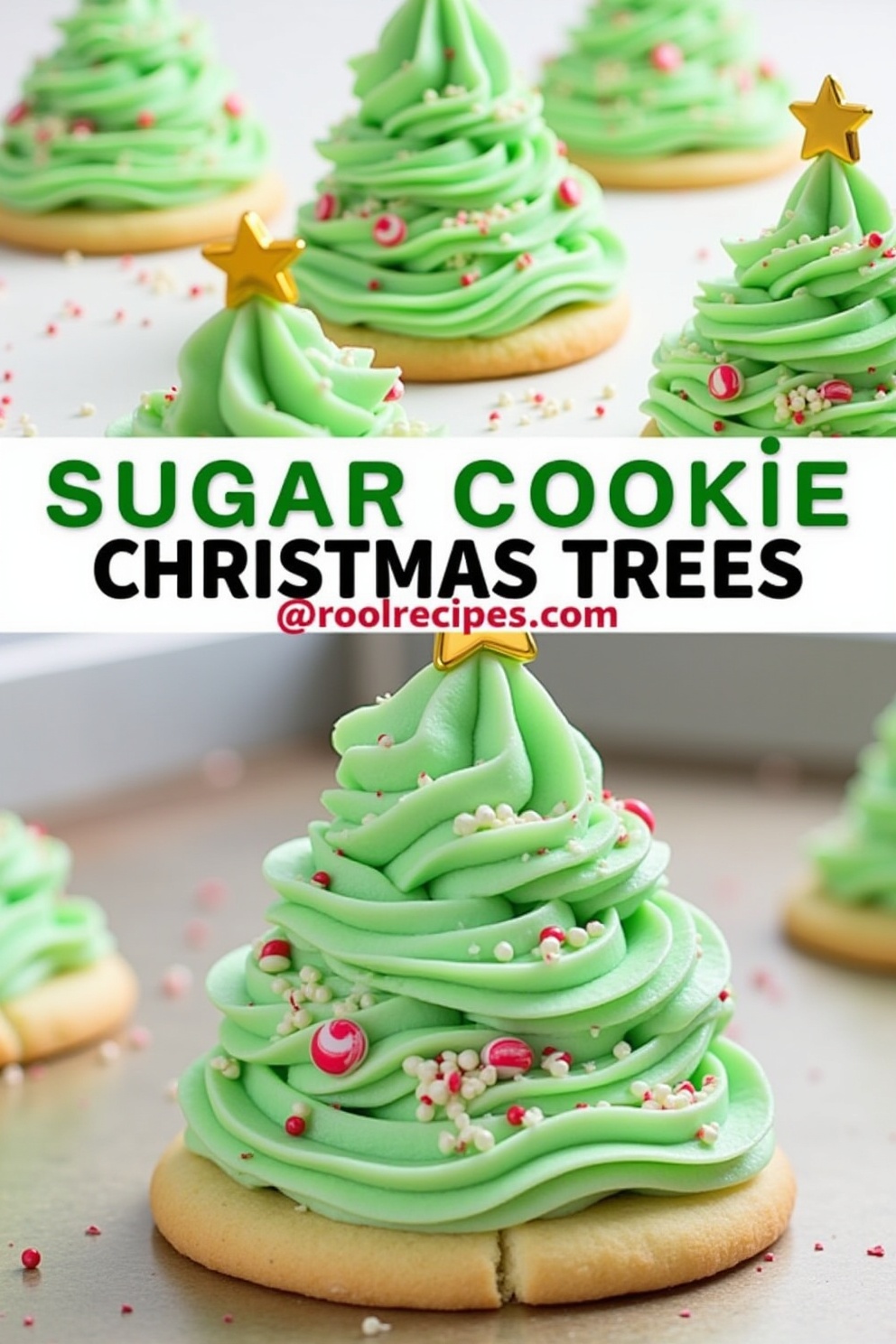 Stacked Sugar Cookie Christmas Trees: The Ultimate Festive Dessert to ...
