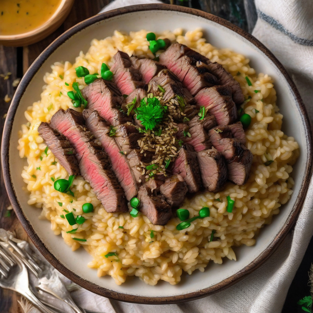 Steak Risotto Recipe: Creamy Perfection With Tender Bites - Drool Recipes
