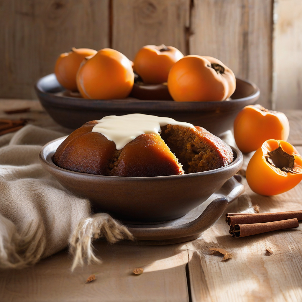 Steamed Persimmon Pudding Recipe: Moist and Flavorful Holiday Treat ...