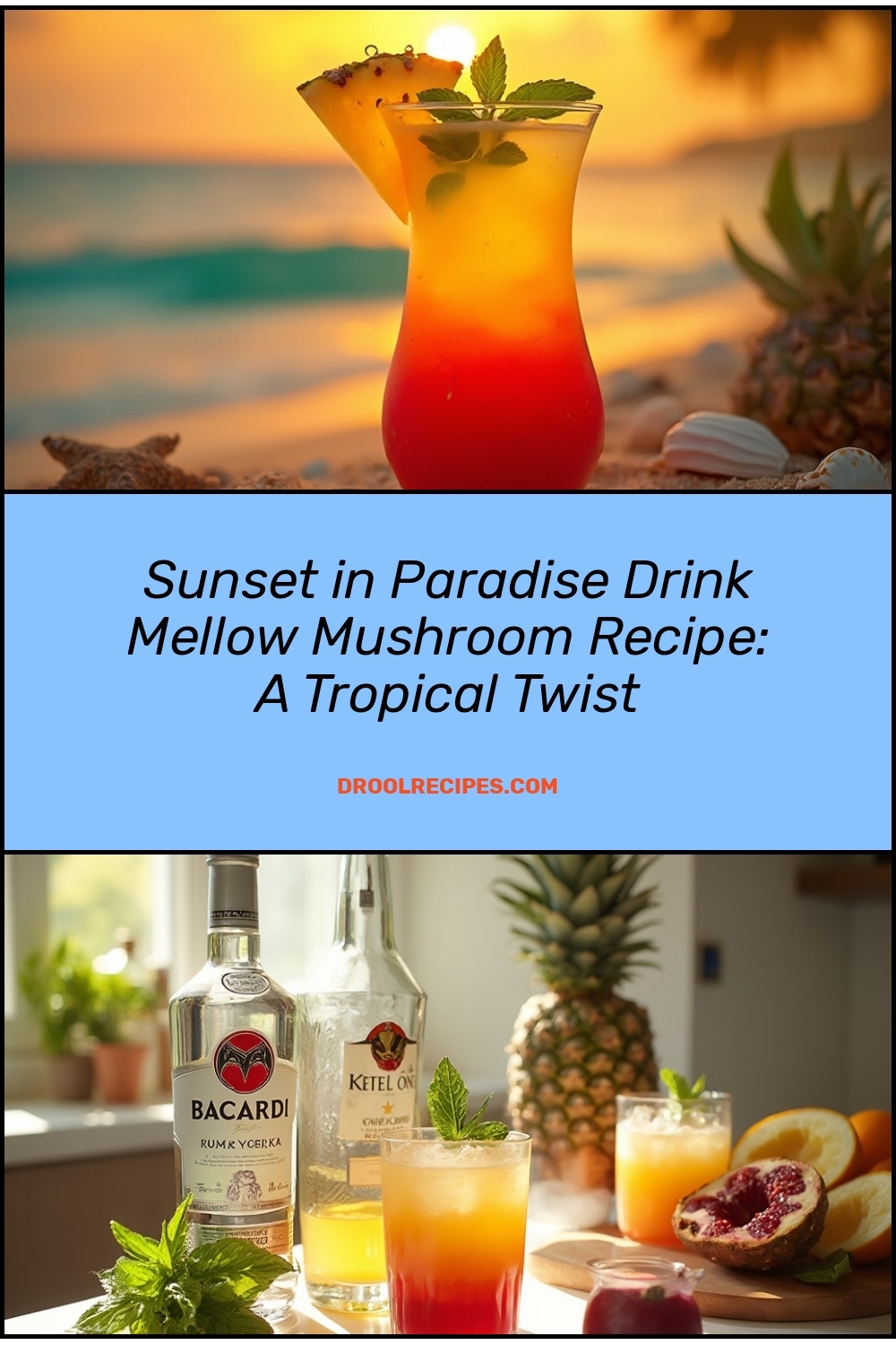 Sunset in Paradise Drink Mellow Mushroom Recipe: A Tropical Twist ...