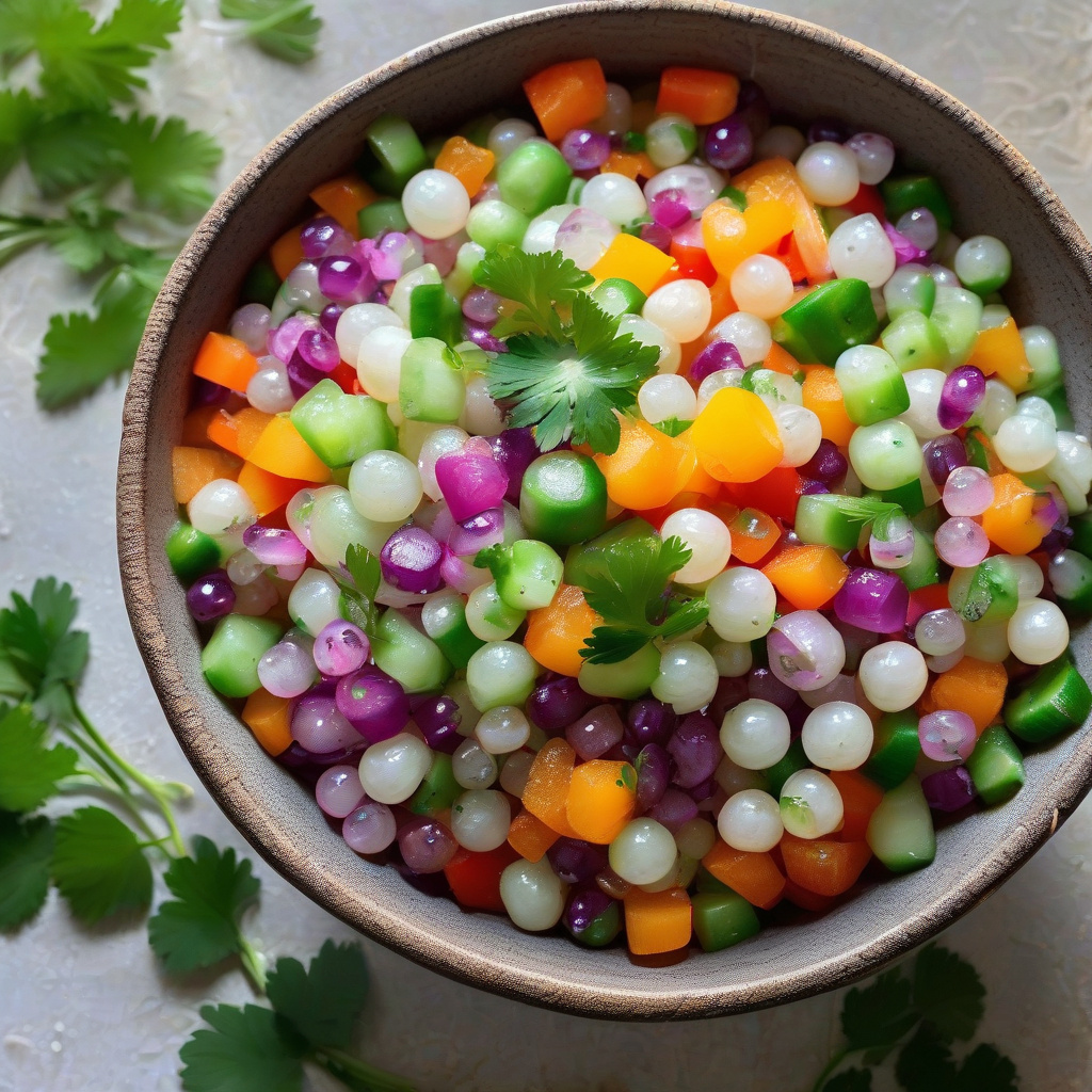Tapioca Pearl Salad Recipe: Refreshing Flavor in Every Bite - Drool Recipes