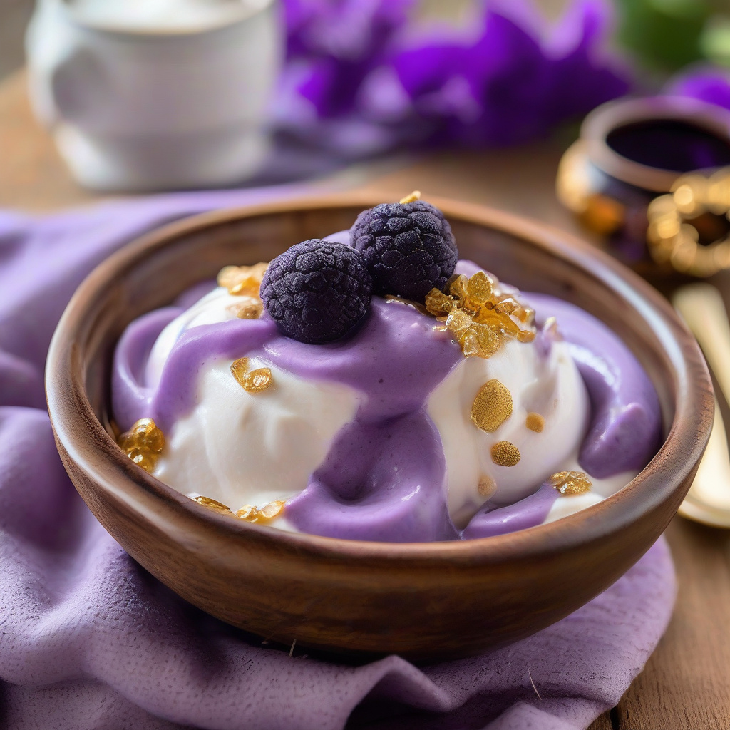 Taro Frozen Yogurt Recipe: Creamy Delight in 15 Minutes - Drool Recipes
