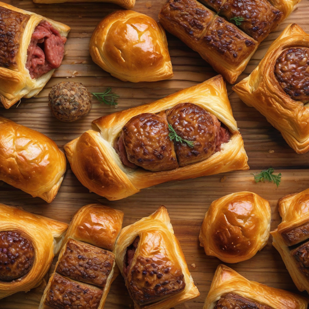 UK Sausage Roll Recipe: Flaky Pastry with Savory Filling - Drool Recipes