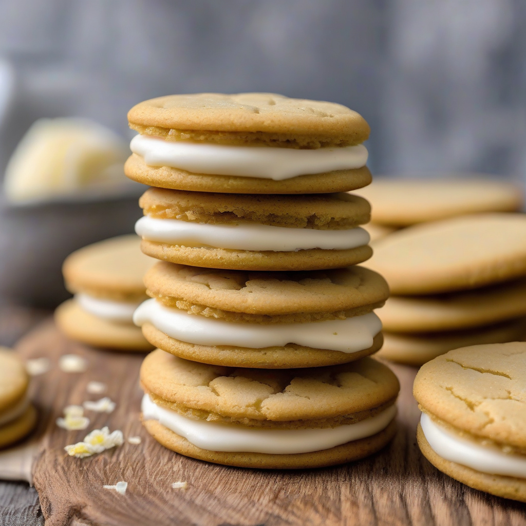 Vanilla Sandwich Cookie Recipe: Creamy Filling in Every Bite - Drool ...