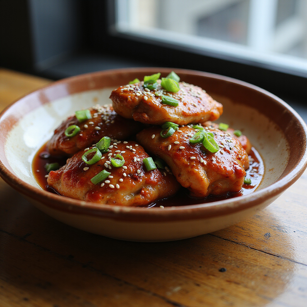 BBQ Korean Chicken Recipe: Sweet & Spicy Glazed Perfection - Drool Recipes