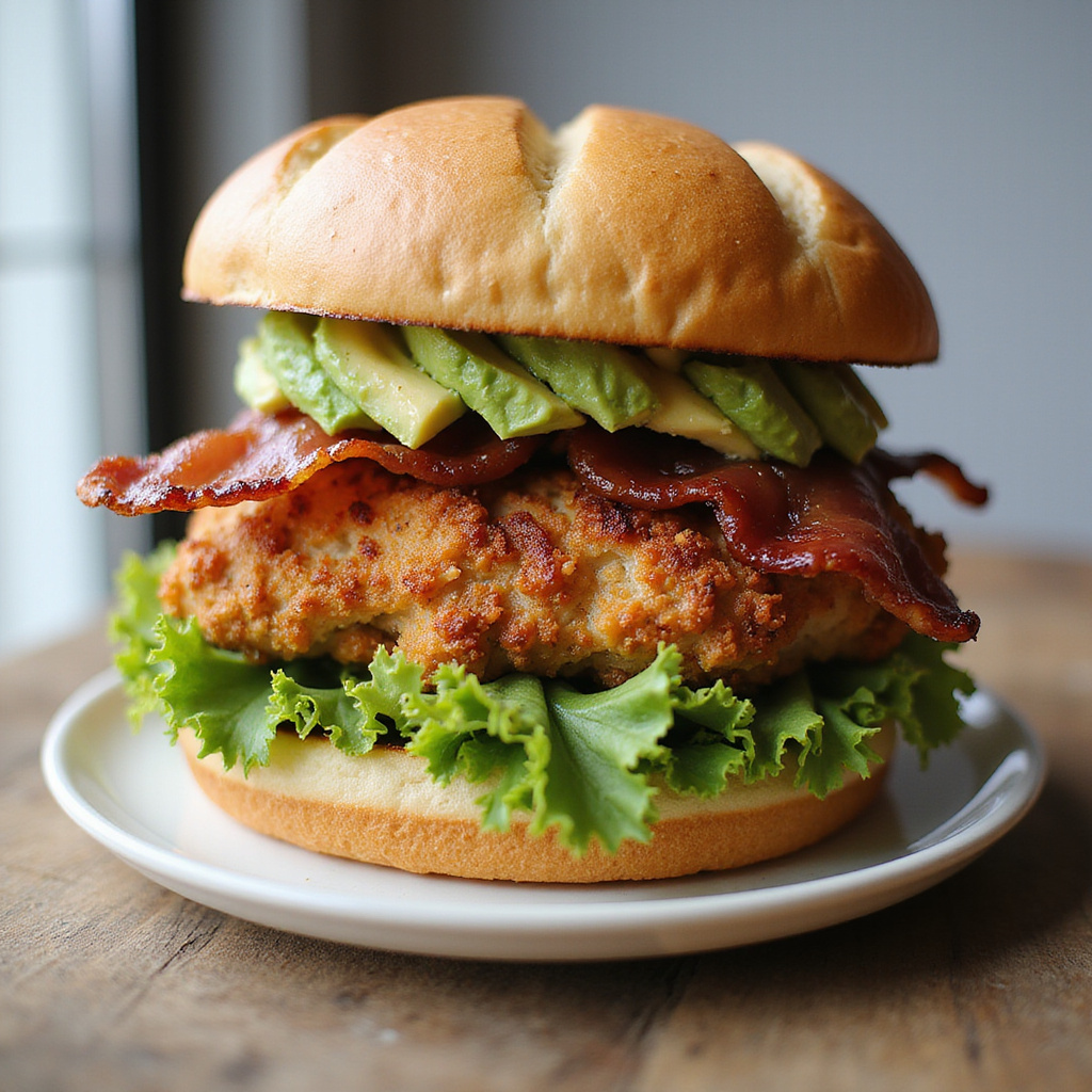 California Chicken Sandwich Recipe: Fresh Avocado and Bacon Delight ...