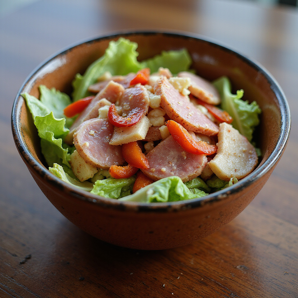 Deli Salad Recipe: Classic Cold Cut Medley with Crunchy Vegetables ...