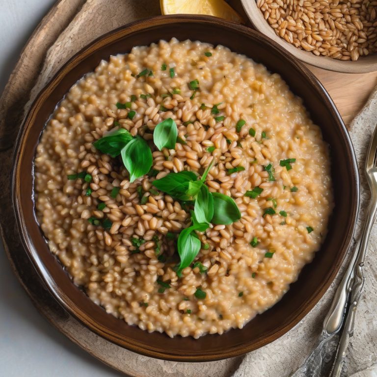 Farro Risotto Recipe: Creamy Comfort in Every Bite - Drool Recipes