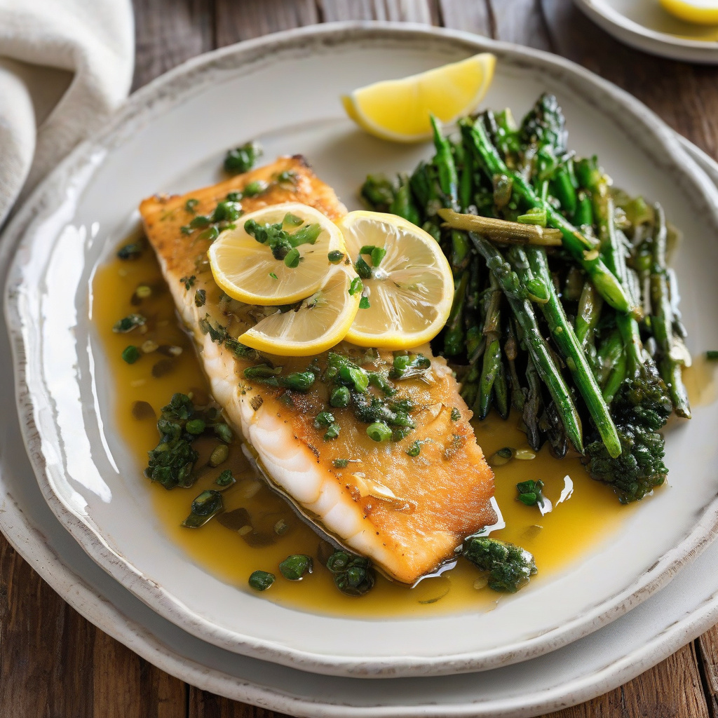 Fish Piccata Recipe: Quick Lemon-Caper Perfection - Drool Recipes